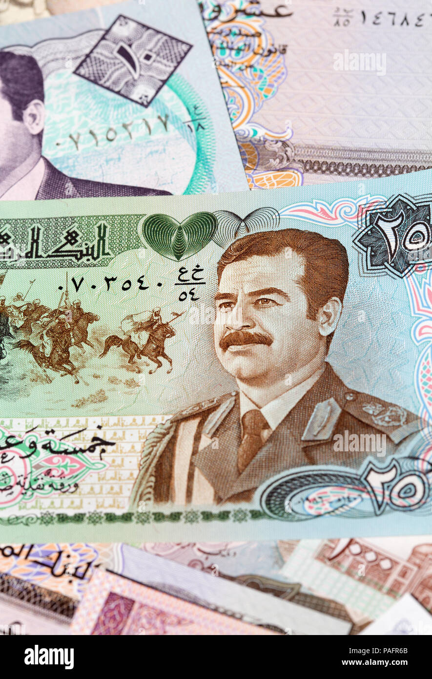 Variety of Middle East banknotes Stock Photo - Alamy