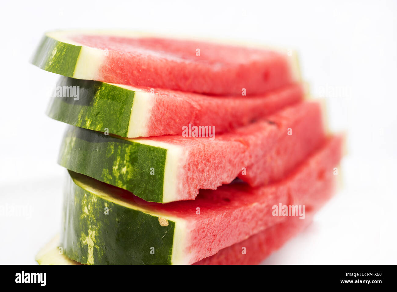 Isolated slices of Watermelon. The biggest berry Stock Photo - Alamy