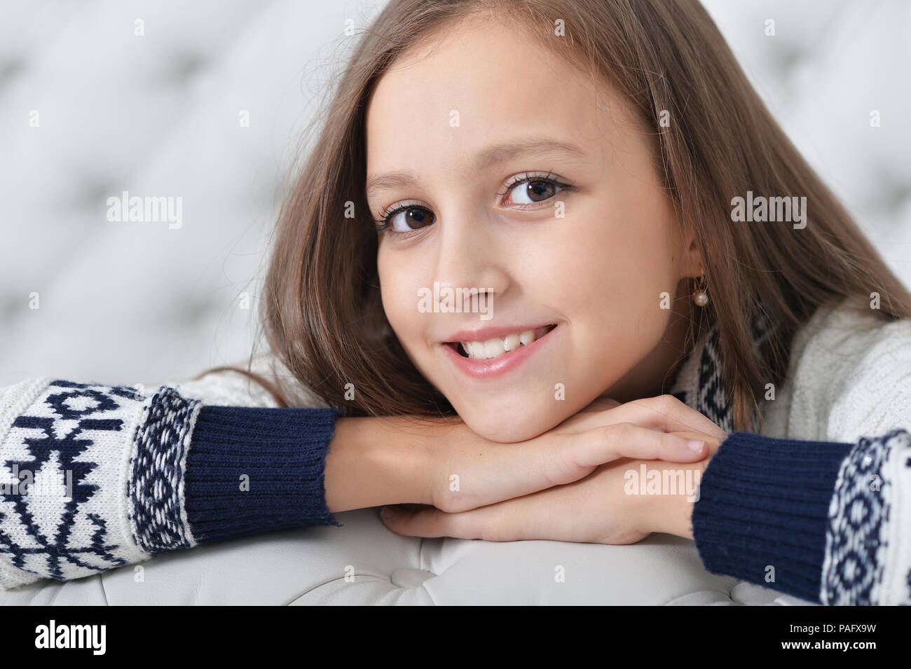 portrait of cute girl posing Stock Photo - Alamy