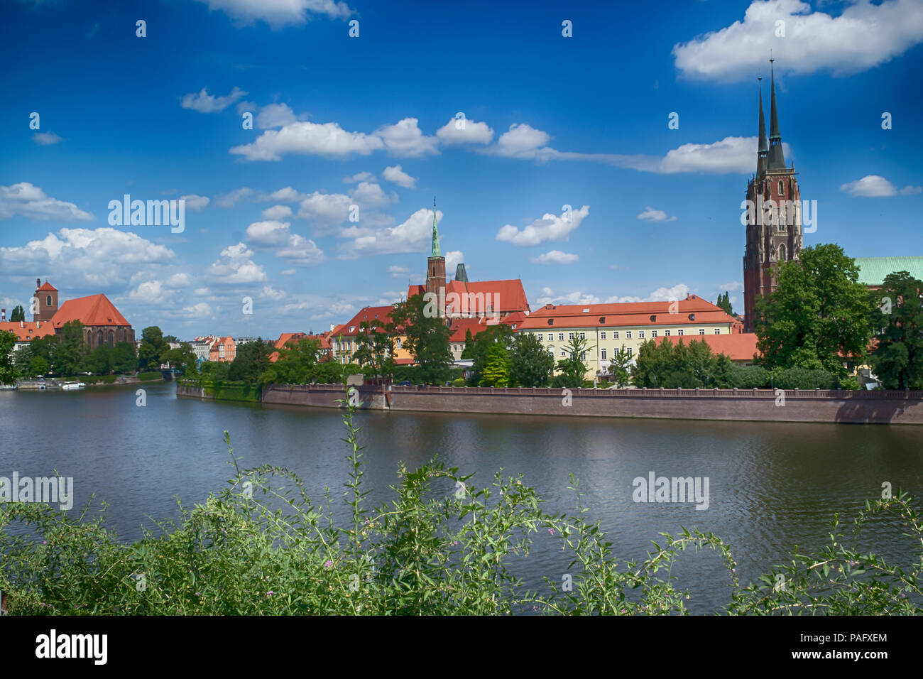 Historic architecture of the city of Wroclaw, Poland Stock Photo - Alamy