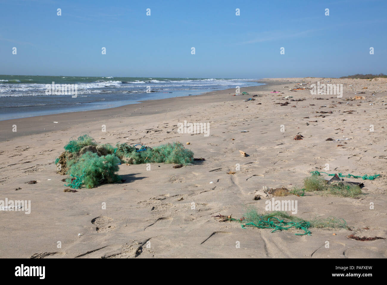 Washed up fishing nets hi-res stock photography and images - Alamy