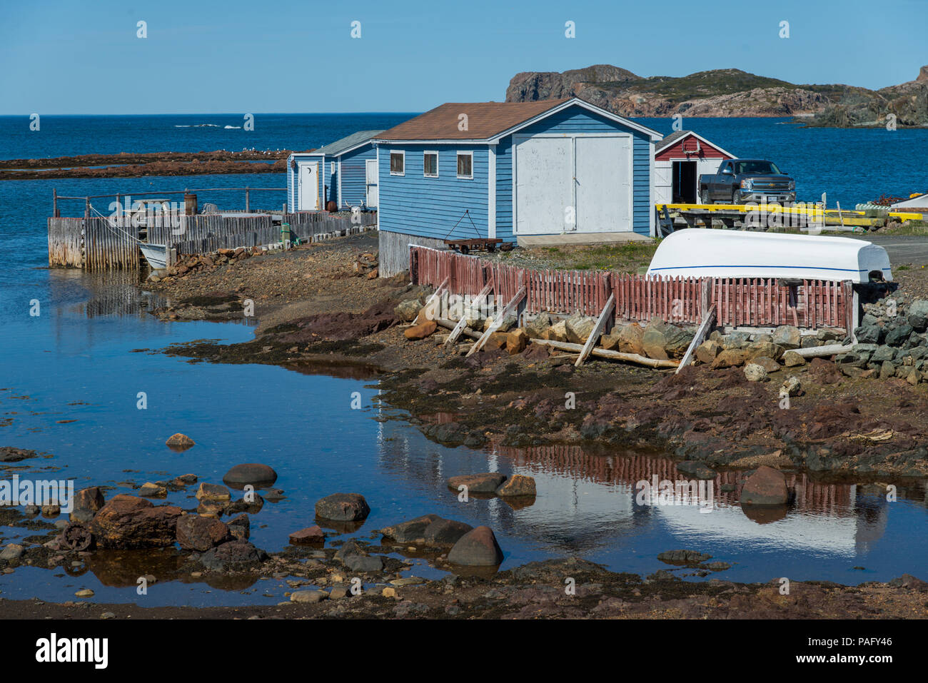 Newfoundland coastal scenery Stock Photo - Alamy