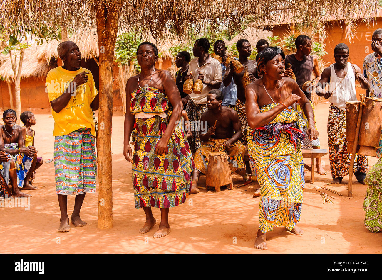 KARA, TOGO - MAR 11, 2012: Unidentified Togolese people in a ...