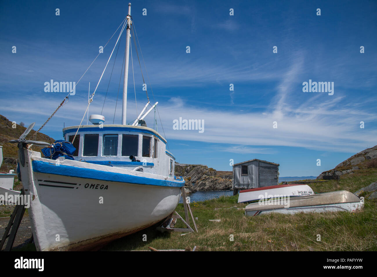 Newfoundland coastal scenery Stock Photo - Alamy