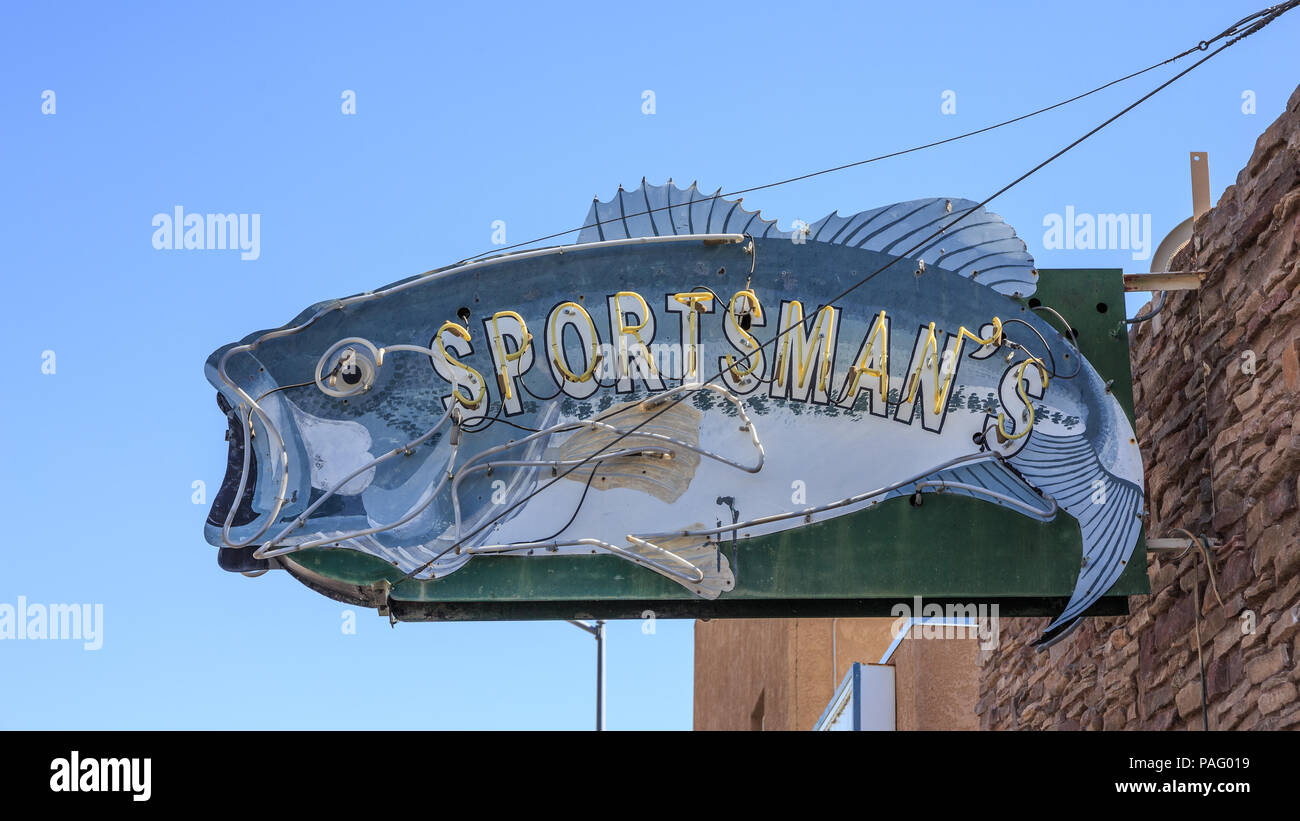Vintage Neon Sign Nevada Stock Photo - Alamy