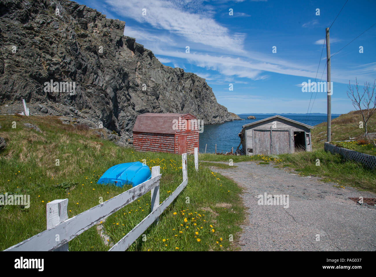 Newfoundland coastal scenery Stock Photo - Alamy