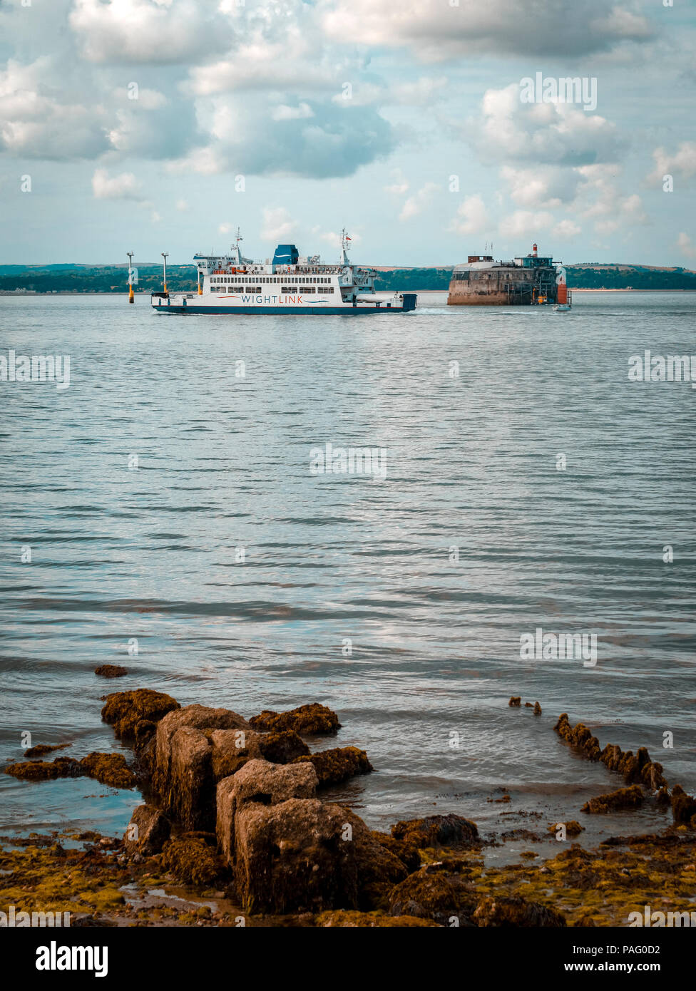 Spit bank fort solent hi-res stock photography and images - Alamy