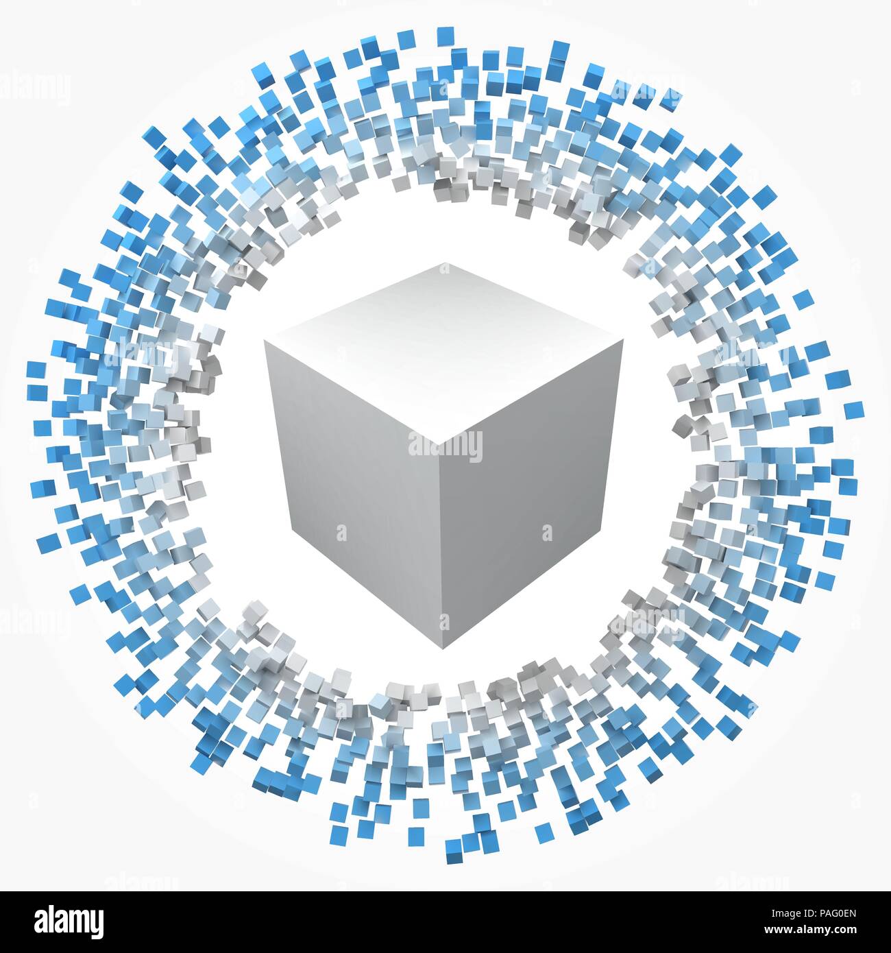 Big and small perspective Stock Vector Images - Alamy