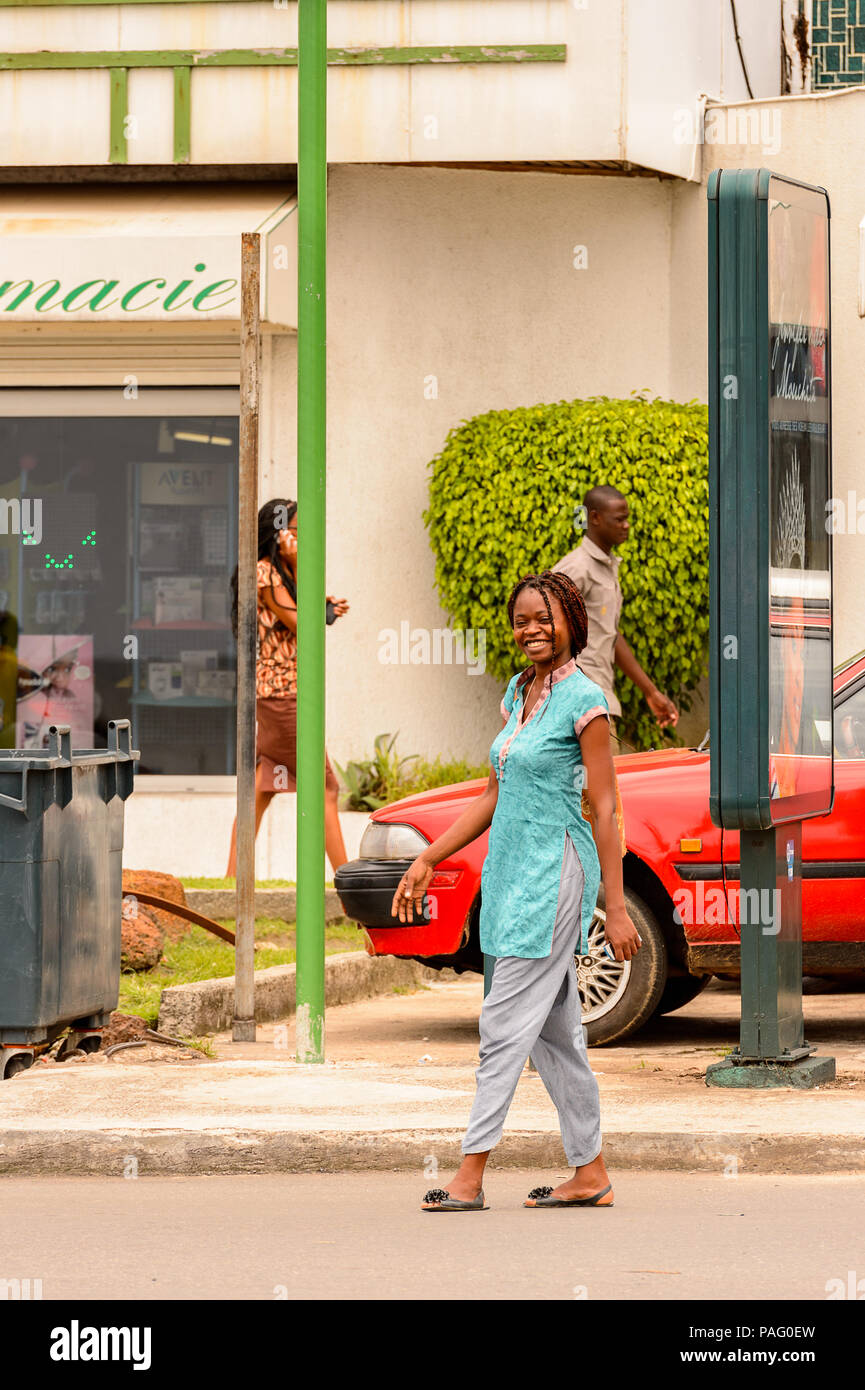Africa gabon libreville traffic in hi-res stock photography and images ...