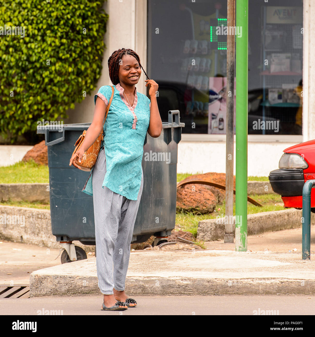 Africa gabon libreville traffic in hi-res stock photography and images ...