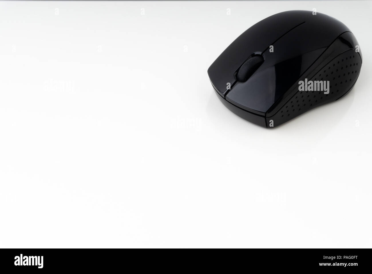 Mouse computer isolated on white background with selective focus Stock ...