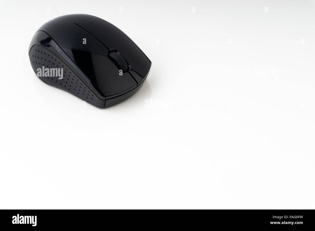 Mouse computer isolated on white background with selective focus Stock ...