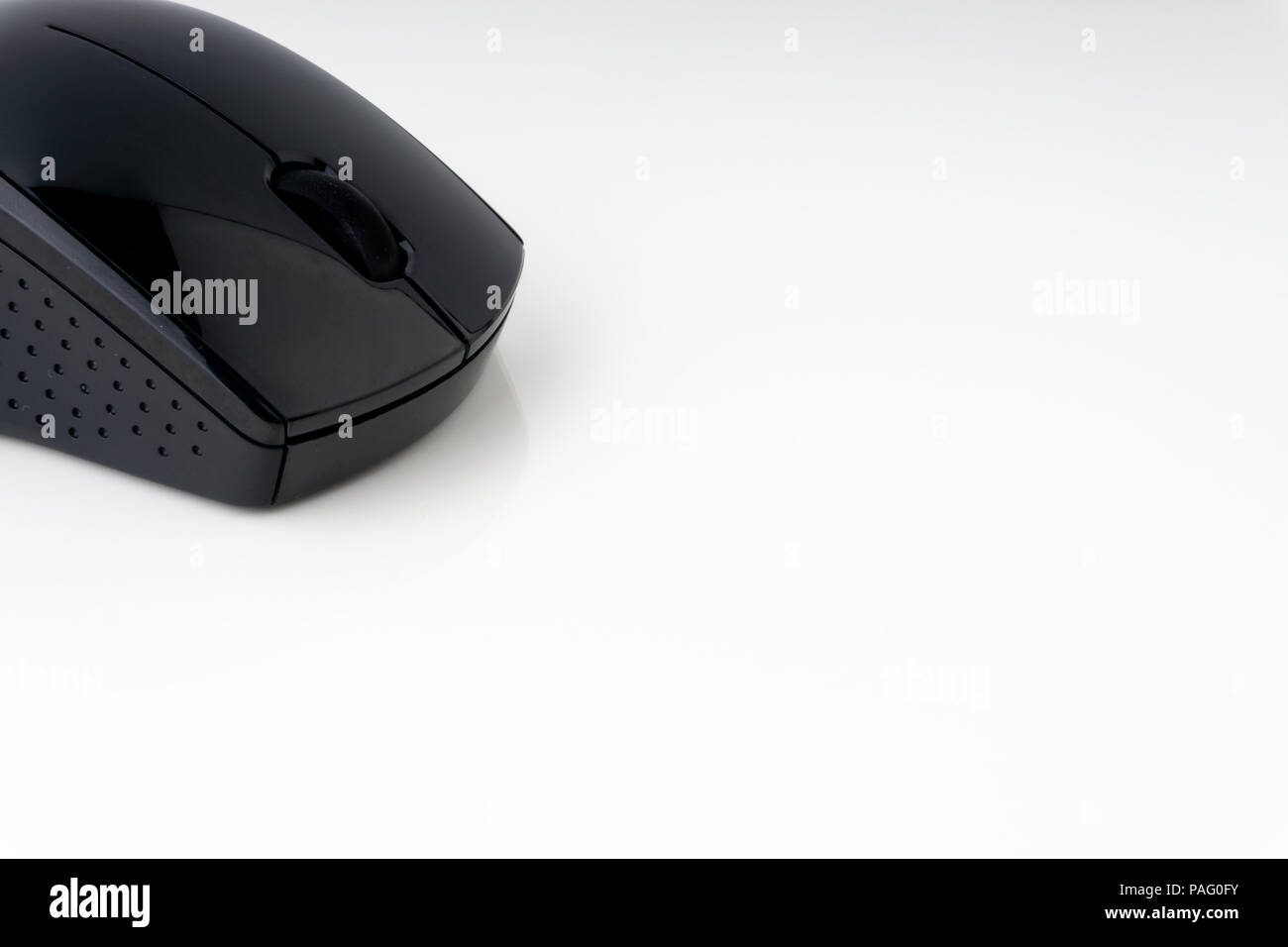 Mouse computer isolated on white background with selective focus Stock ...