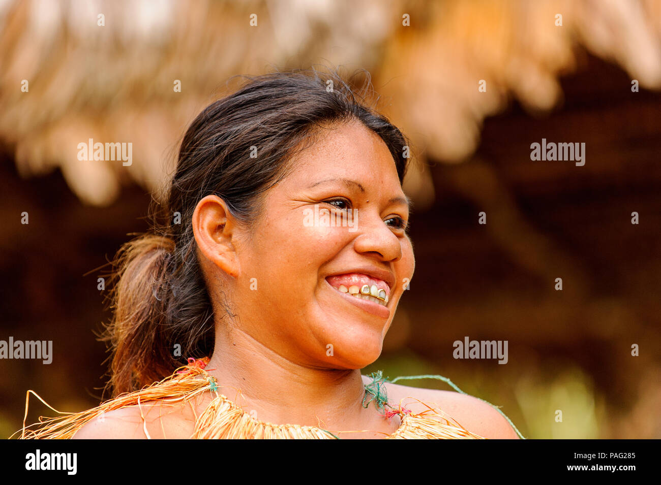 AMAZONIA, PERU - NOV 10, 2010: Unidentified Amazonian indigenous ...