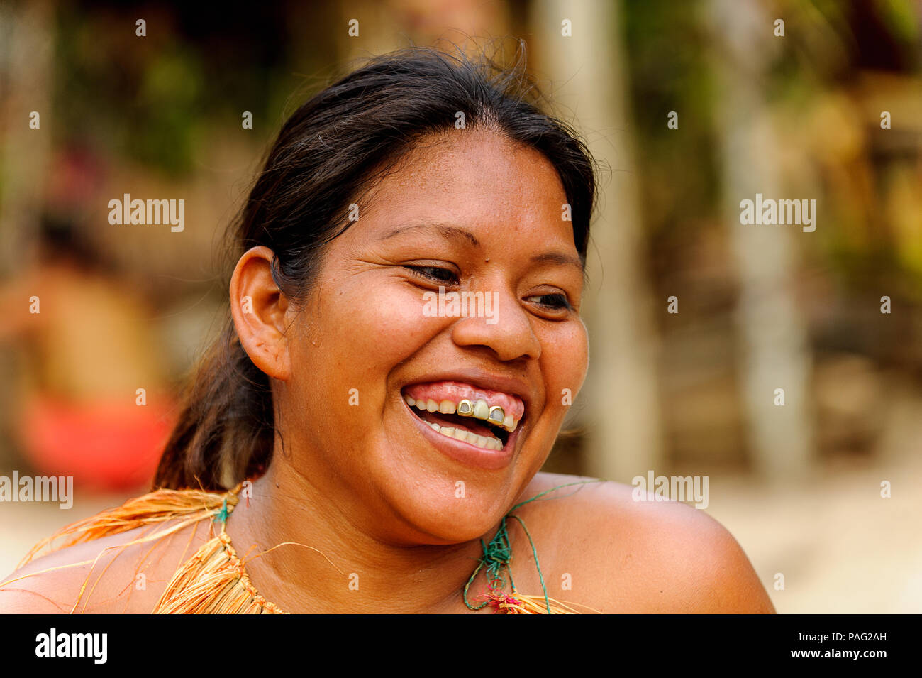AMAZONIA, PERU - NOV 10, 2010: Unidentified Amazonian indigenous ...