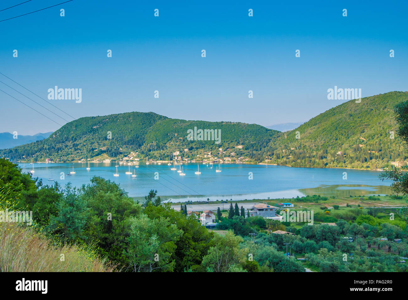 Leukada view hi-res stock photography and images - Alamy
