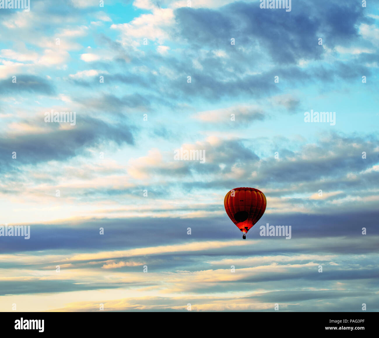 Hot Air Ballon Stockholm Stock Photo - Alamy