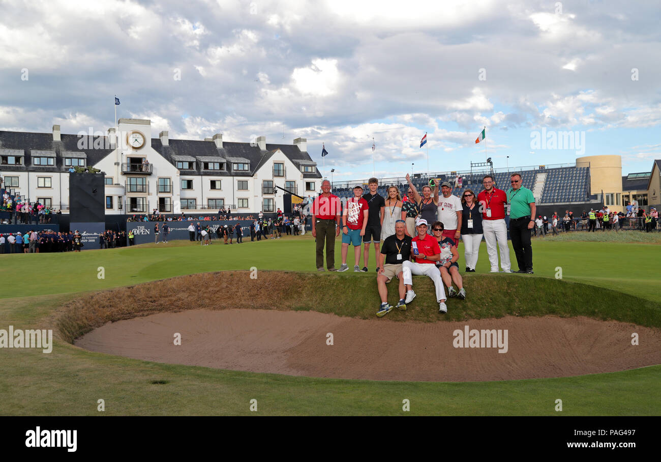 Scotland's Sam Locke with his silver medal for best amateur at The Open ...