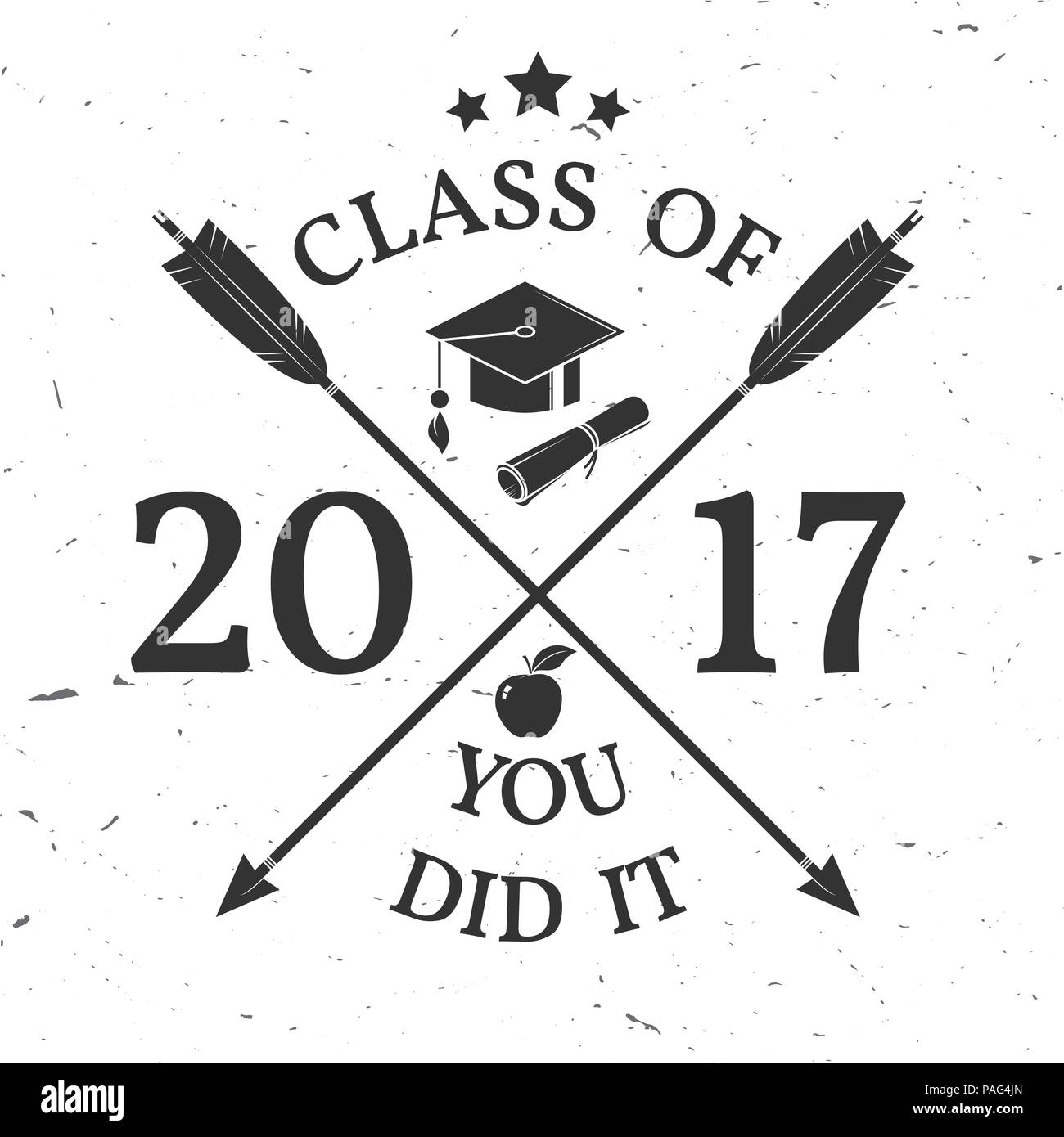 Graduation university class 2017 Black and White Stock Photos & Images ...