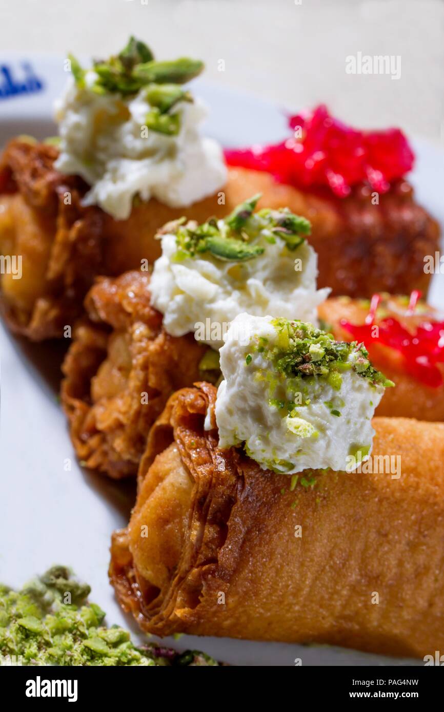 Famous arab sweet hi-res stock photography and images - Alamy
