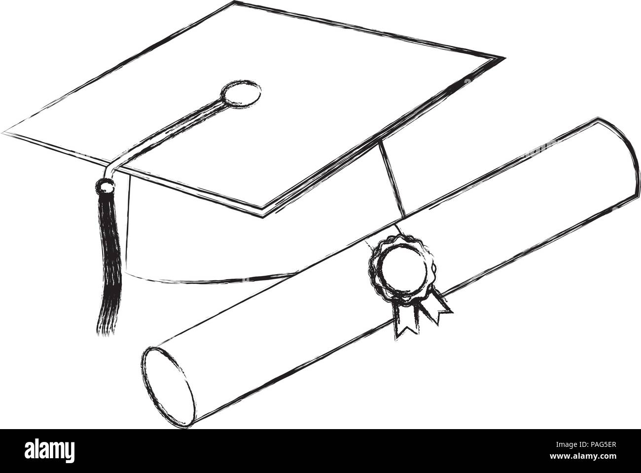 Diploma Scroll Drawing
