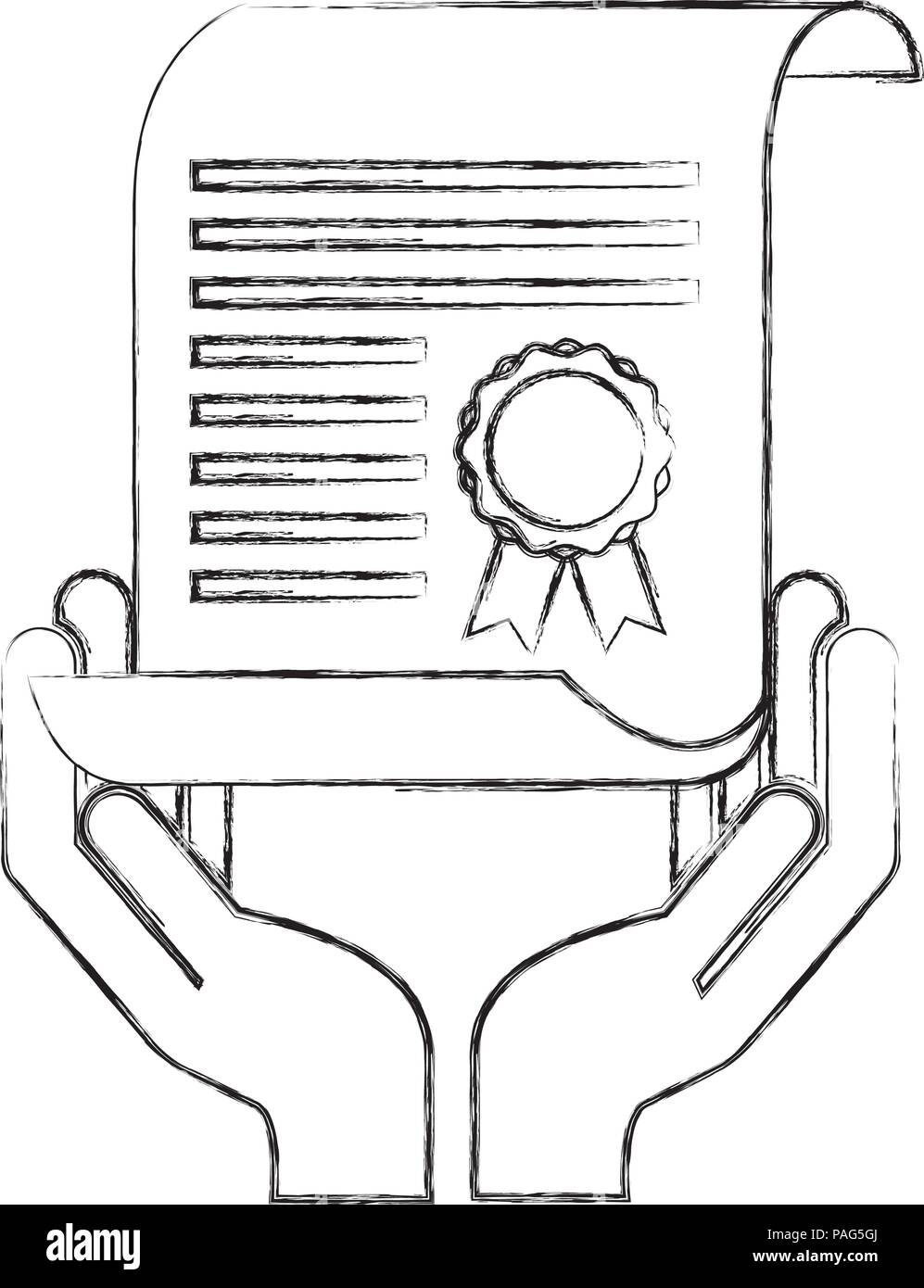 Certificate roll Black and White Stock Photos & Images - Alamy