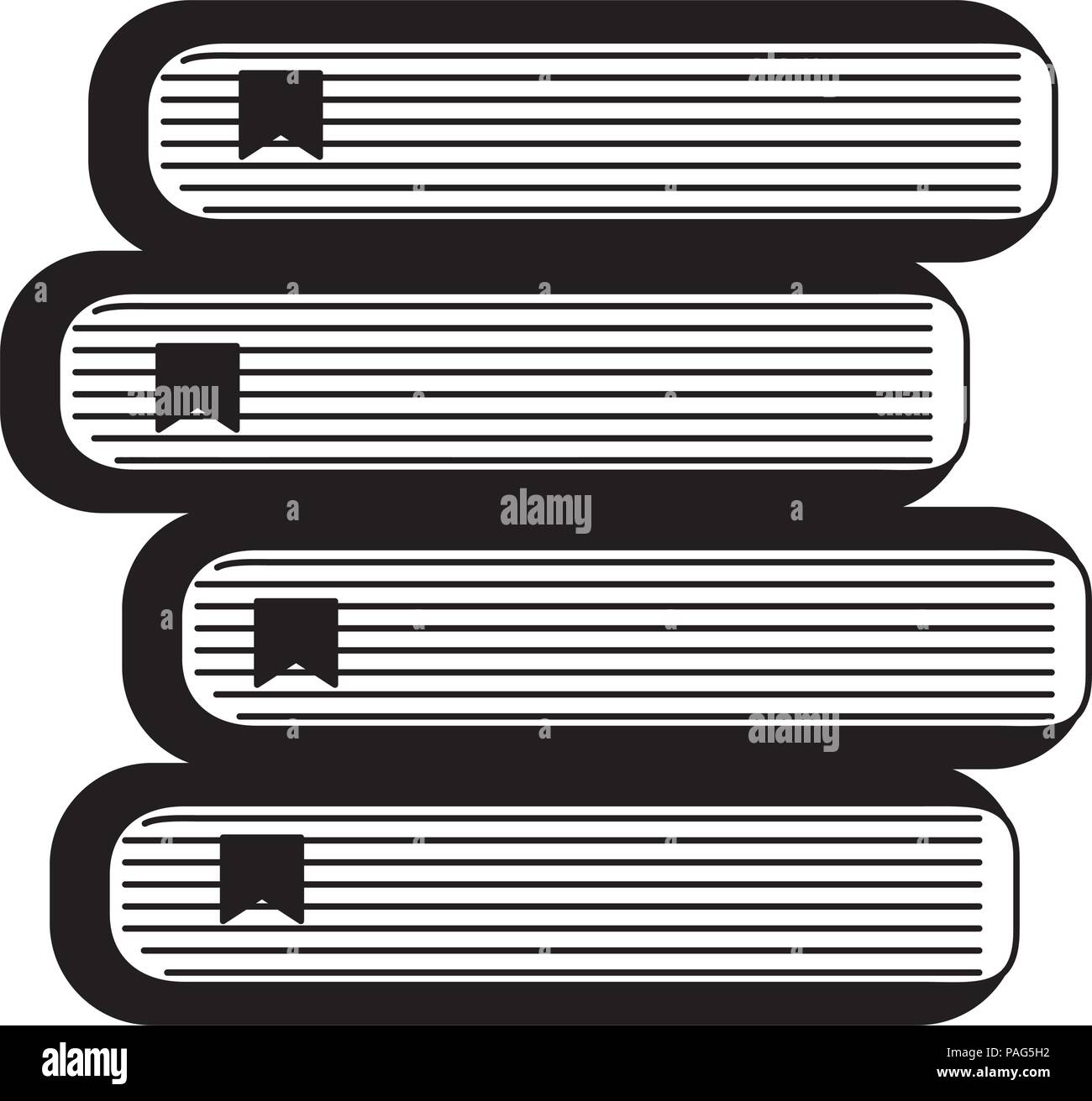 stacked books literature knowledge Stock Vector Image & Art - Alamy