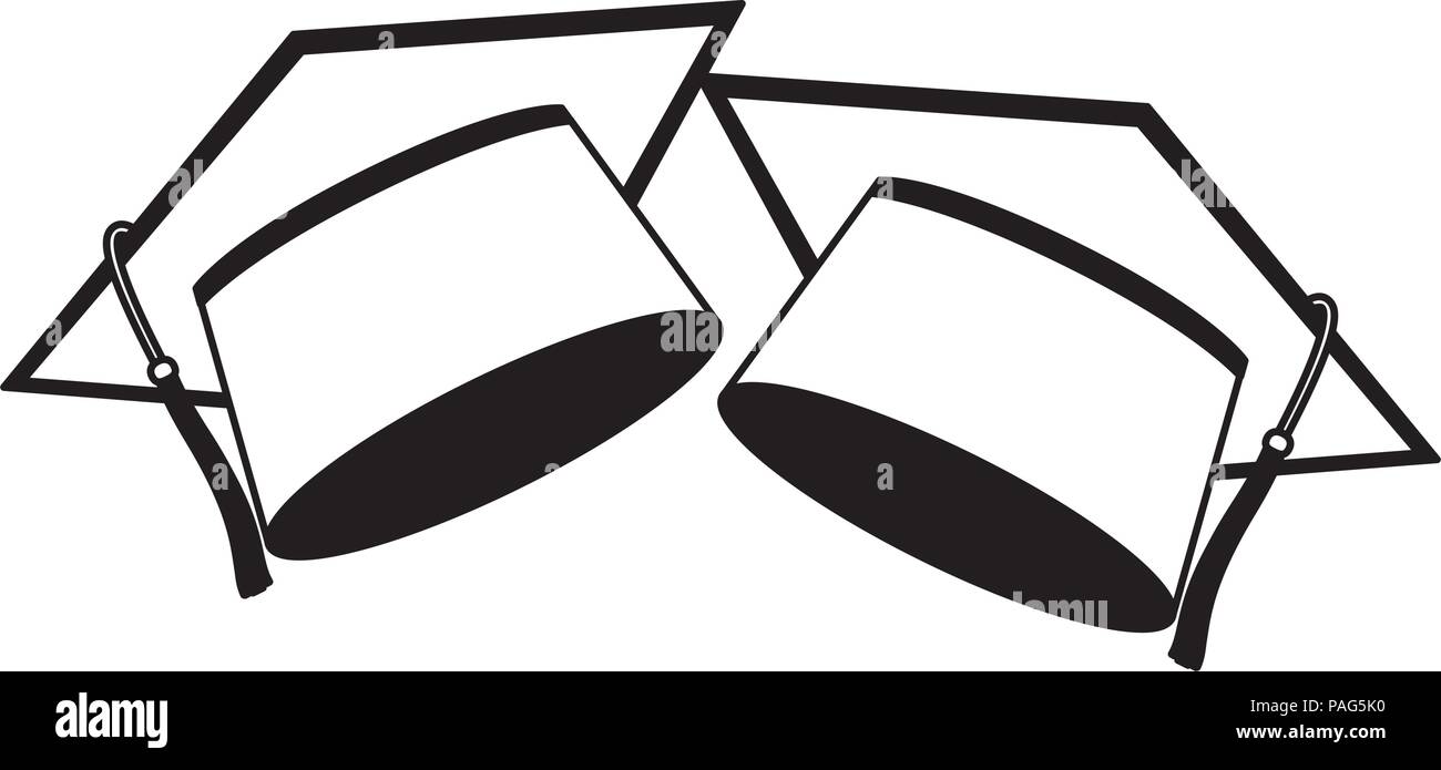 two school graduation hat accessories Stock Vector Image & Art - Alamy