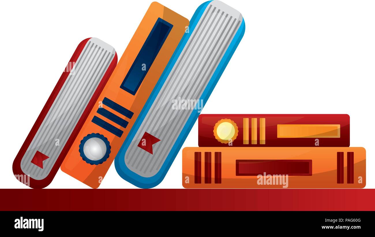 library books isolated icon Stock Vector Image & Art - Alamy