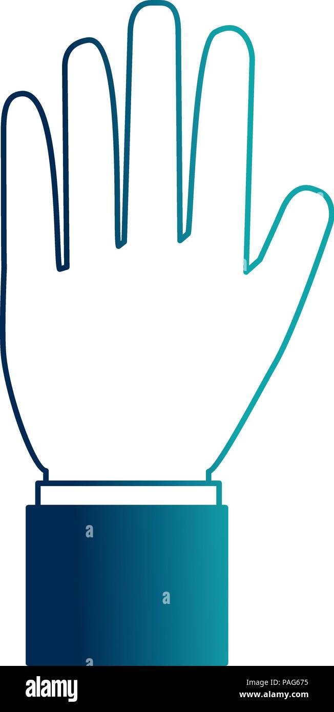 hand human stop icon Stock Vector Image & Art - Alamy