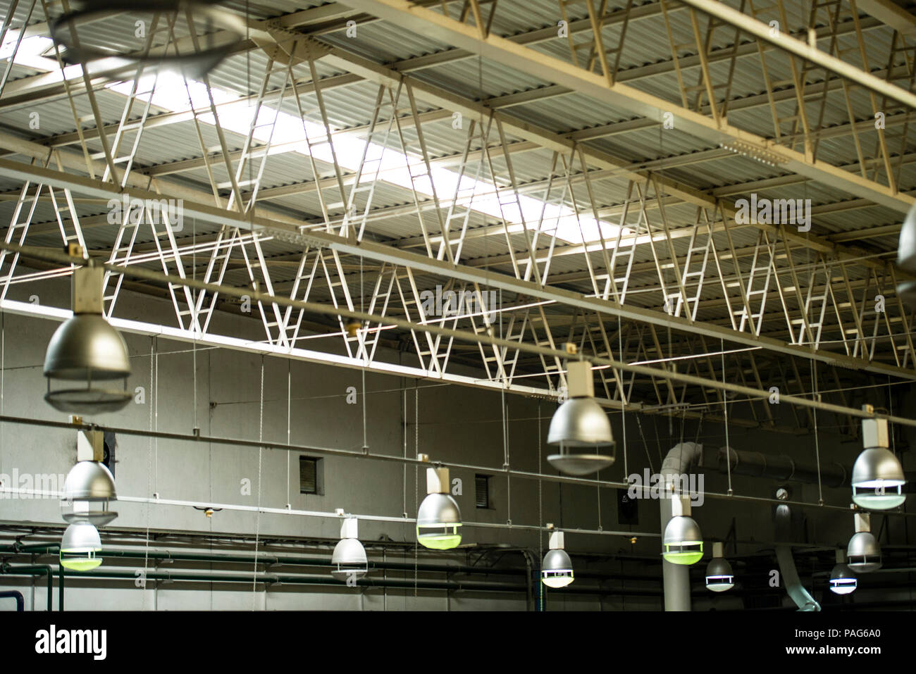 Interior of factory Stock Photo - Alamy