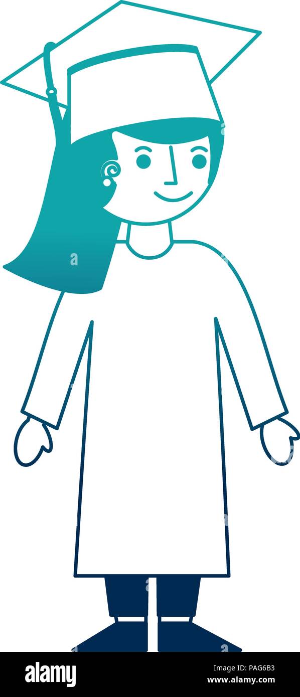 Avatar girl graduation cap hi-res stock photography and images - Alamy