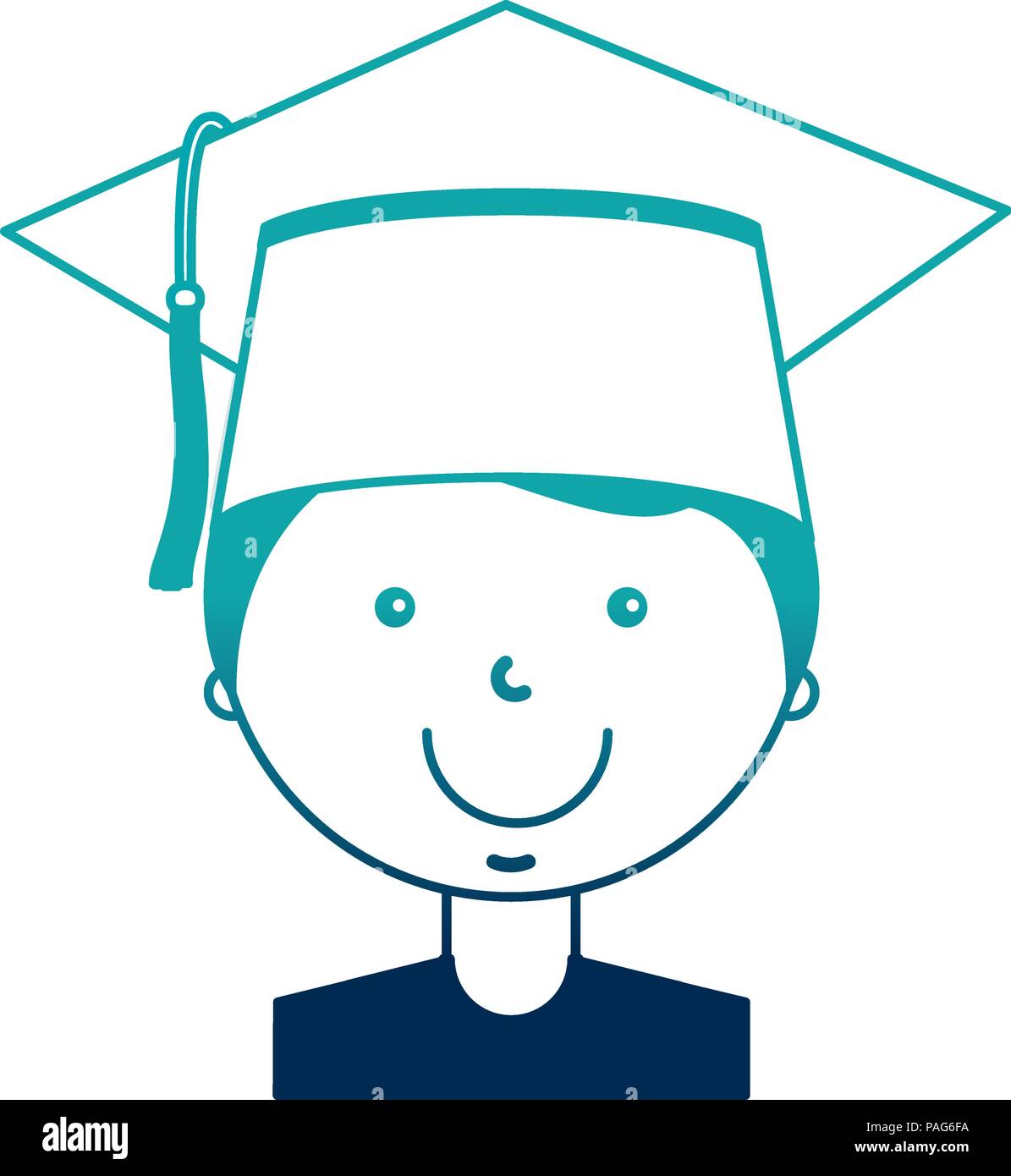 student boy graduted avatar character Stock Vector Image & Art - Alamy