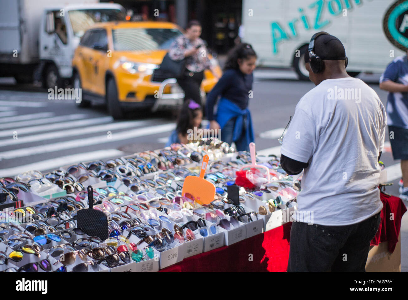 New York Street Vendor Stock Photo - Alamy