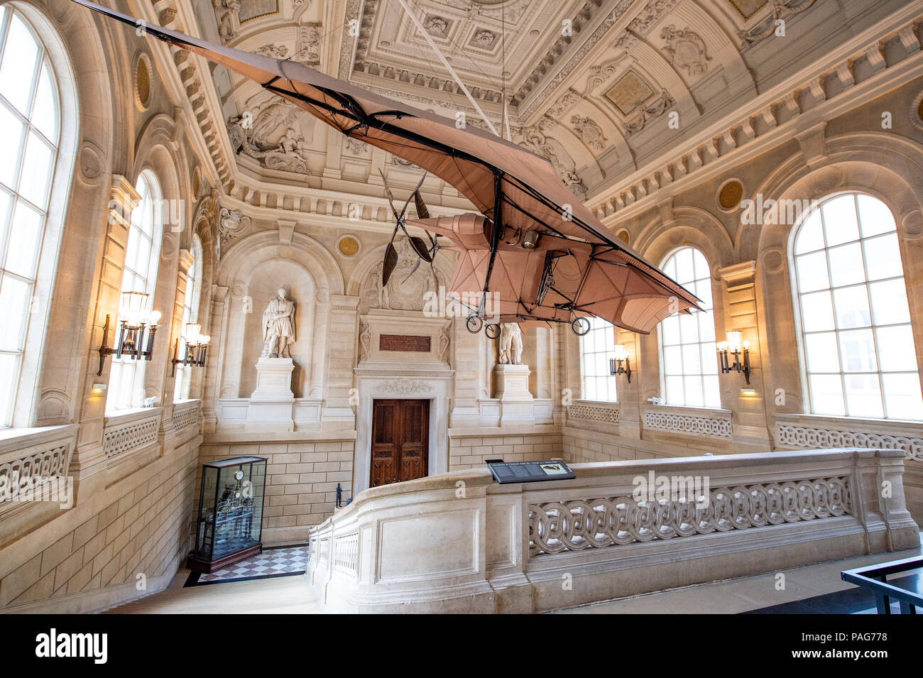 Clément Ader's Avion III at the Musée des Arts et Métiers Stock Photo ...