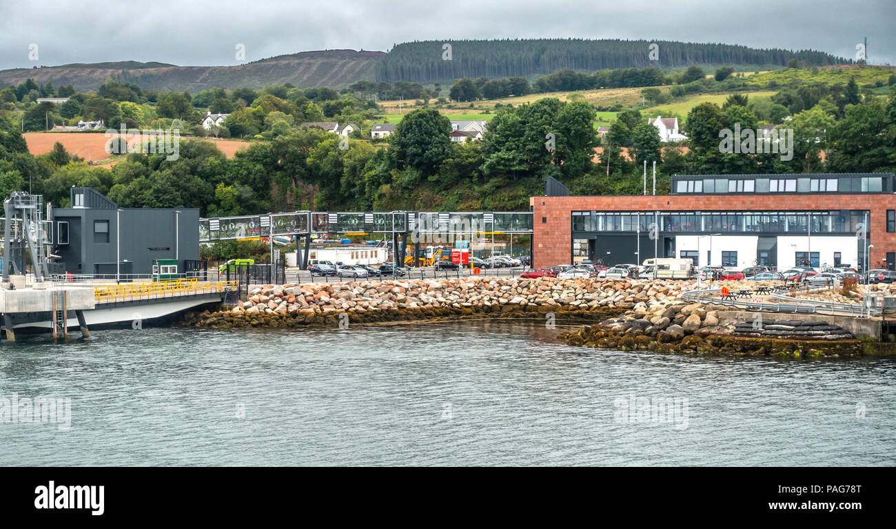 The new (2018) ferry terminal at Brodick, Isle of Arran. Terminal ...