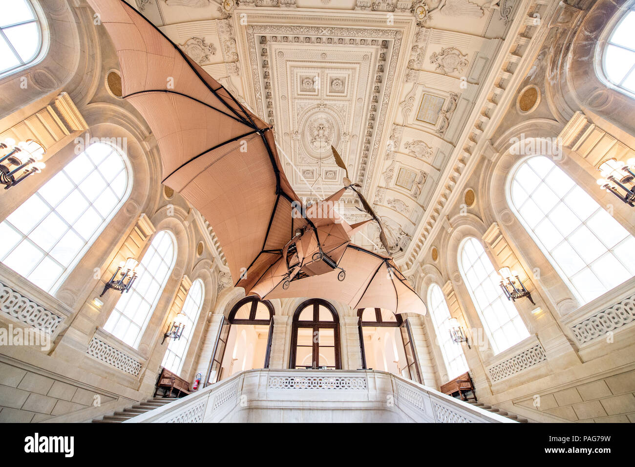 Clément Ader's Avion III at the Musée des Arts et Métiers Stock Photo ...