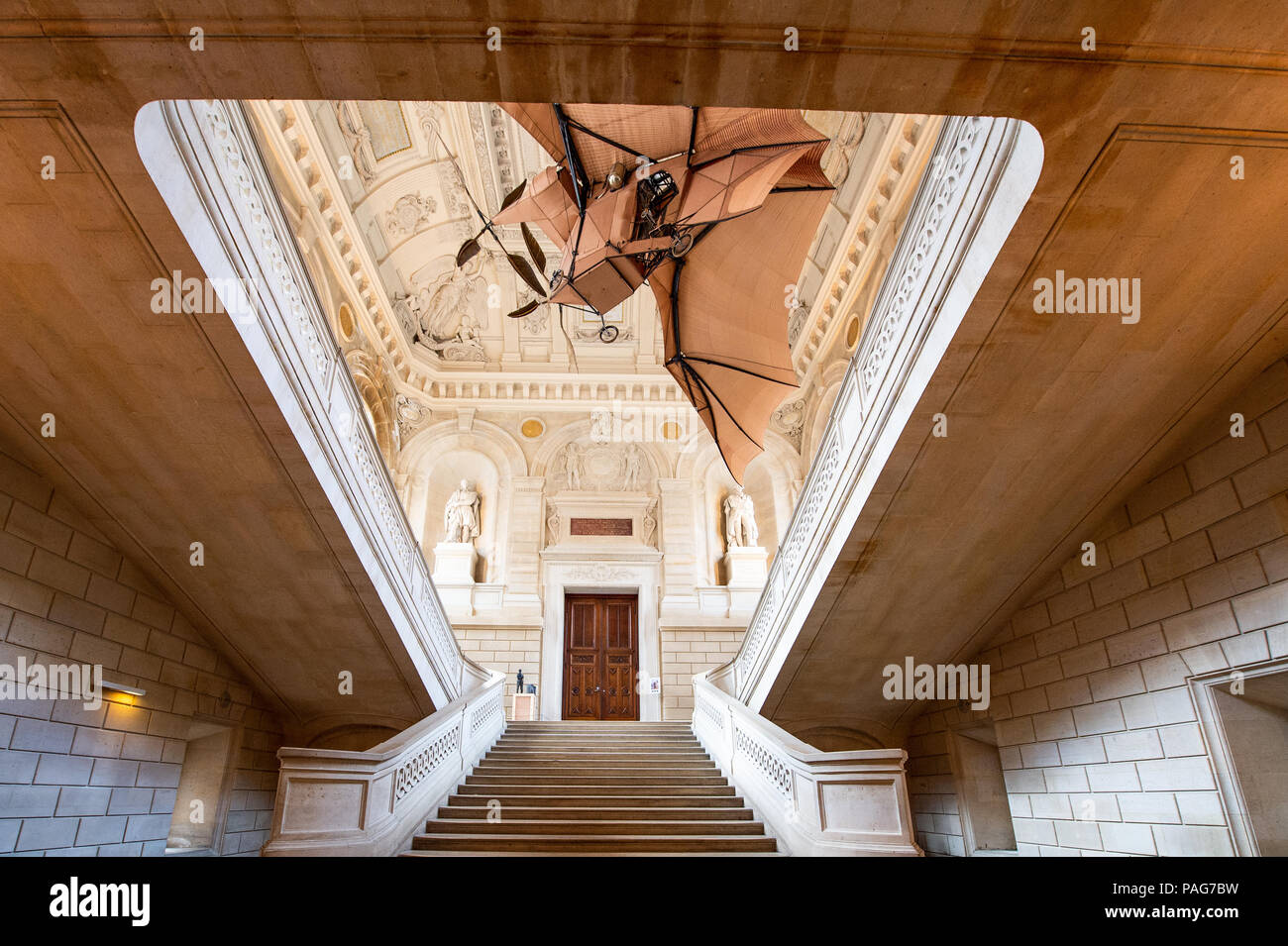 Clément Ader's Avion III at the Musée des Arts et Métiers Stock Photo ...