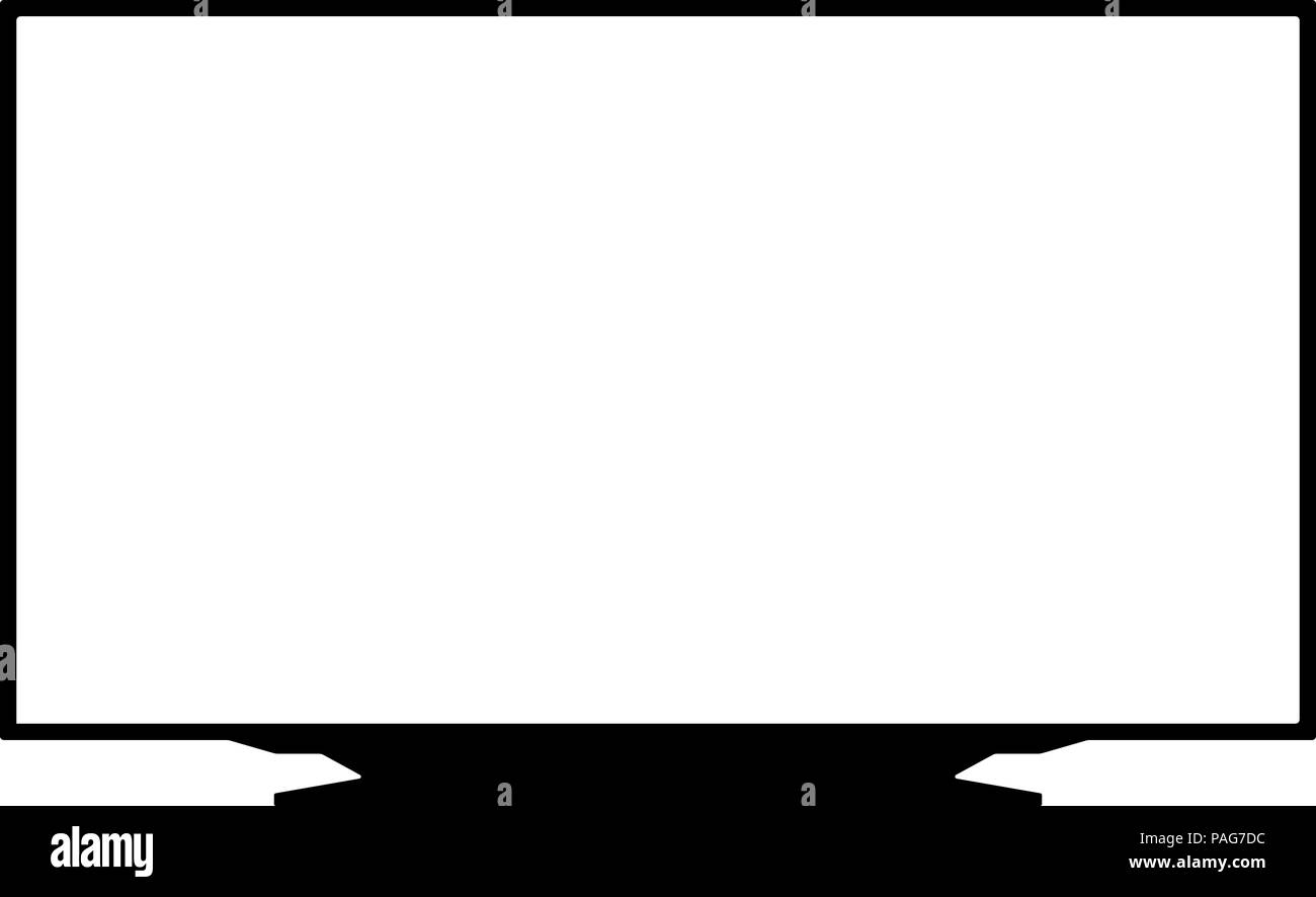 TFT LED wide screen smart tv icon Stock Vector Image & Art - Alamy