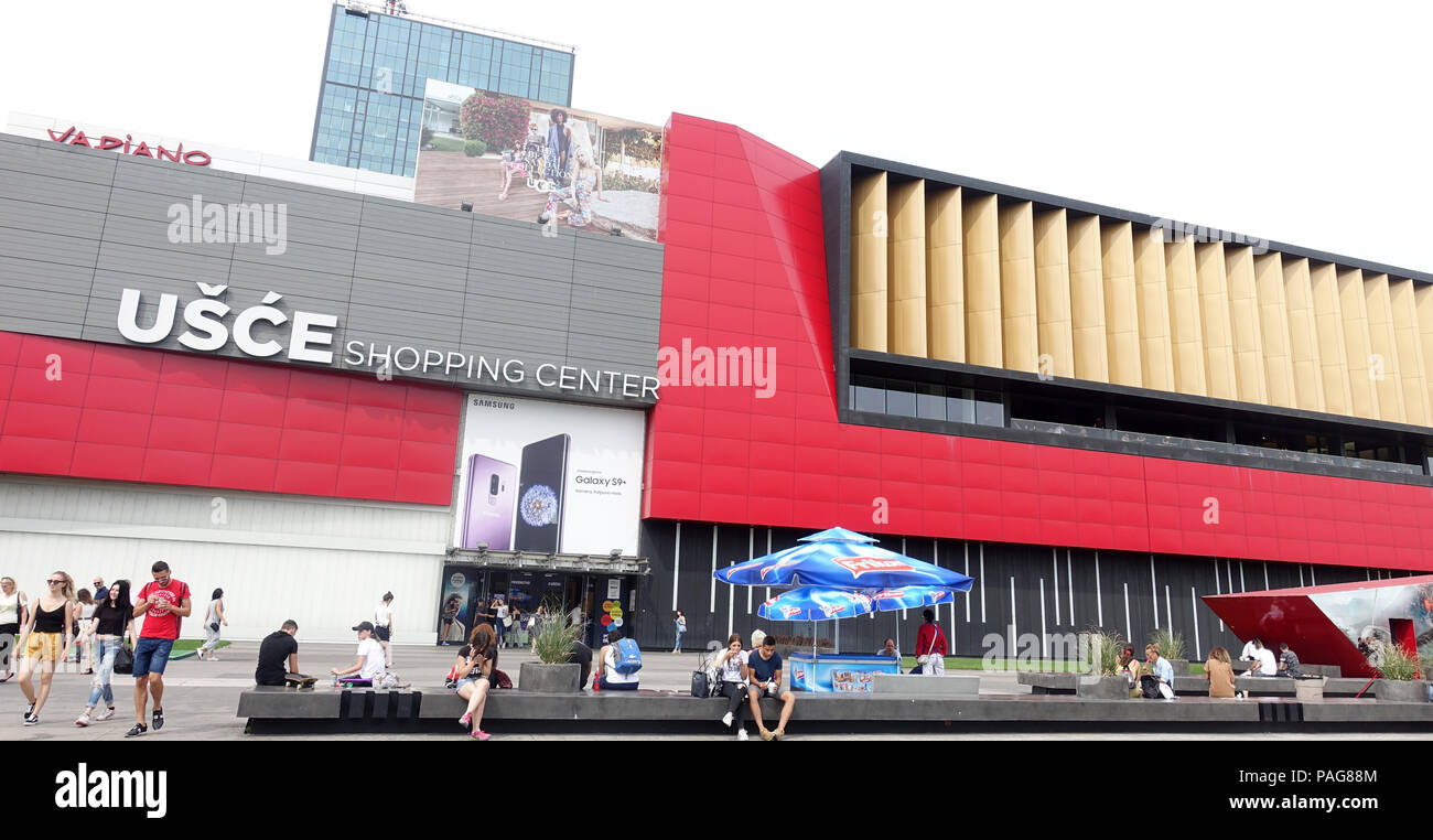 Usce shopping mall in Belgrade, Serbia Stock Photo - Alamy