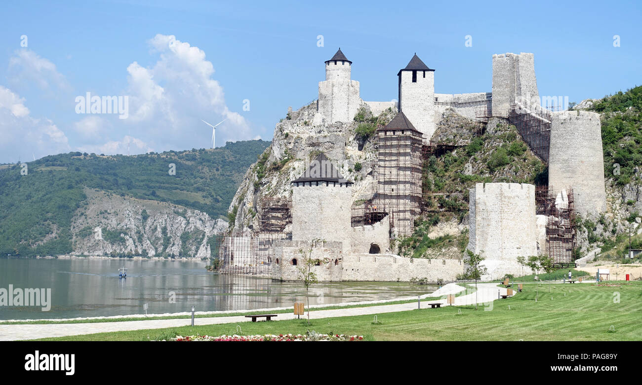 Golubac Fortress, Serbia Stock Photo - Alamy