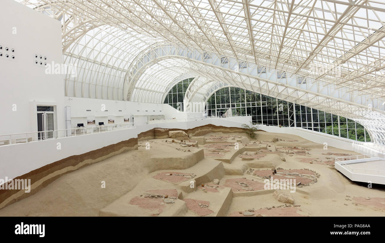 Mesolithic Archaeological Site, Lepenski Vir, Serbia Stock Photo - Alamy