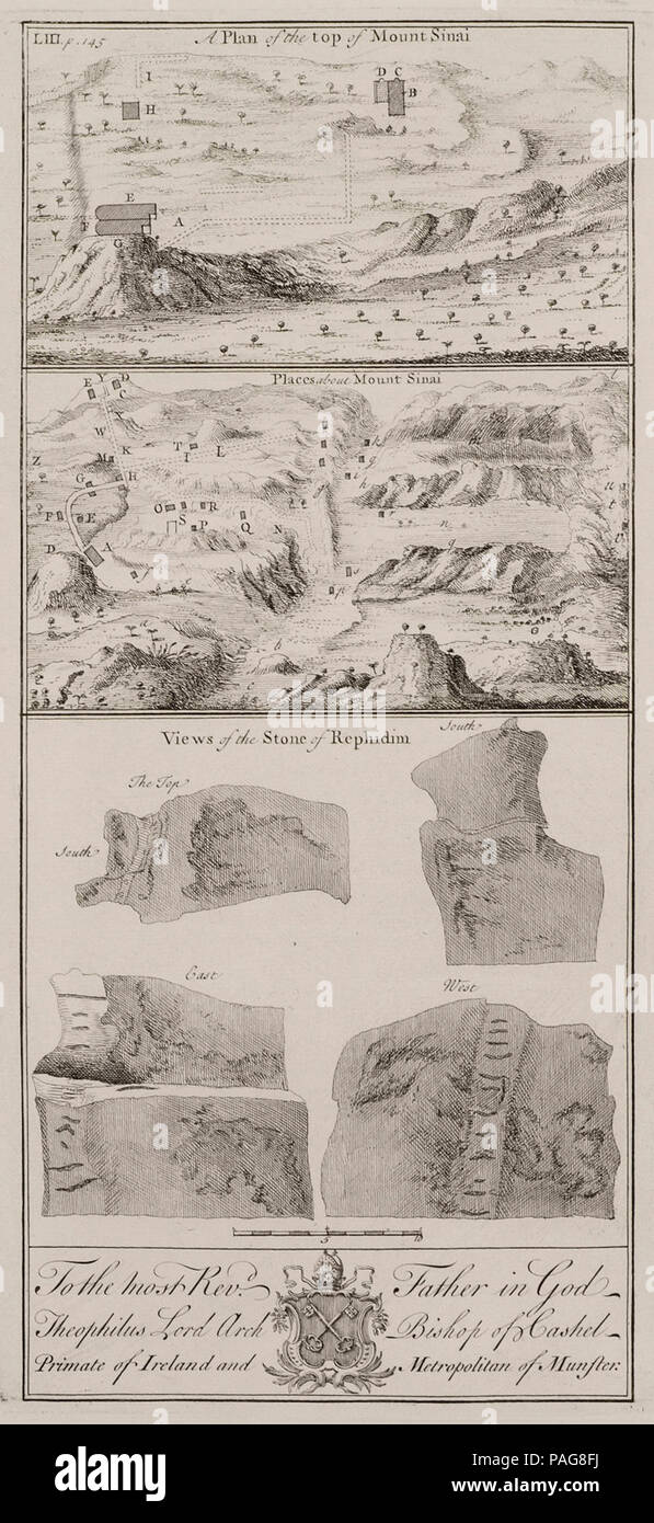 A Plan of the top of Mount Sinai Places about Mount Sinai Views of the ...