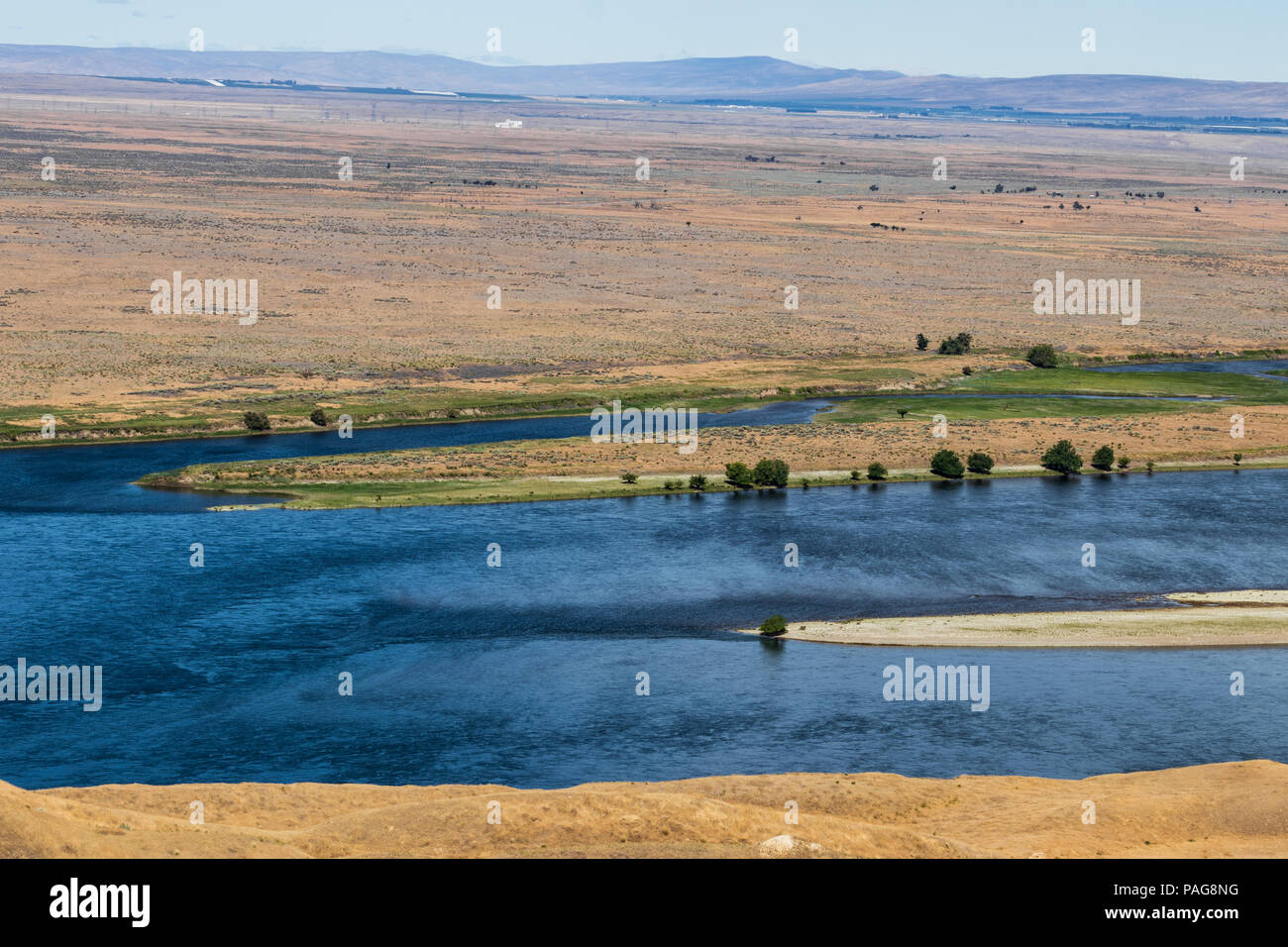 Eastern Washington Palouse vast expanse desert view Columbia River ...