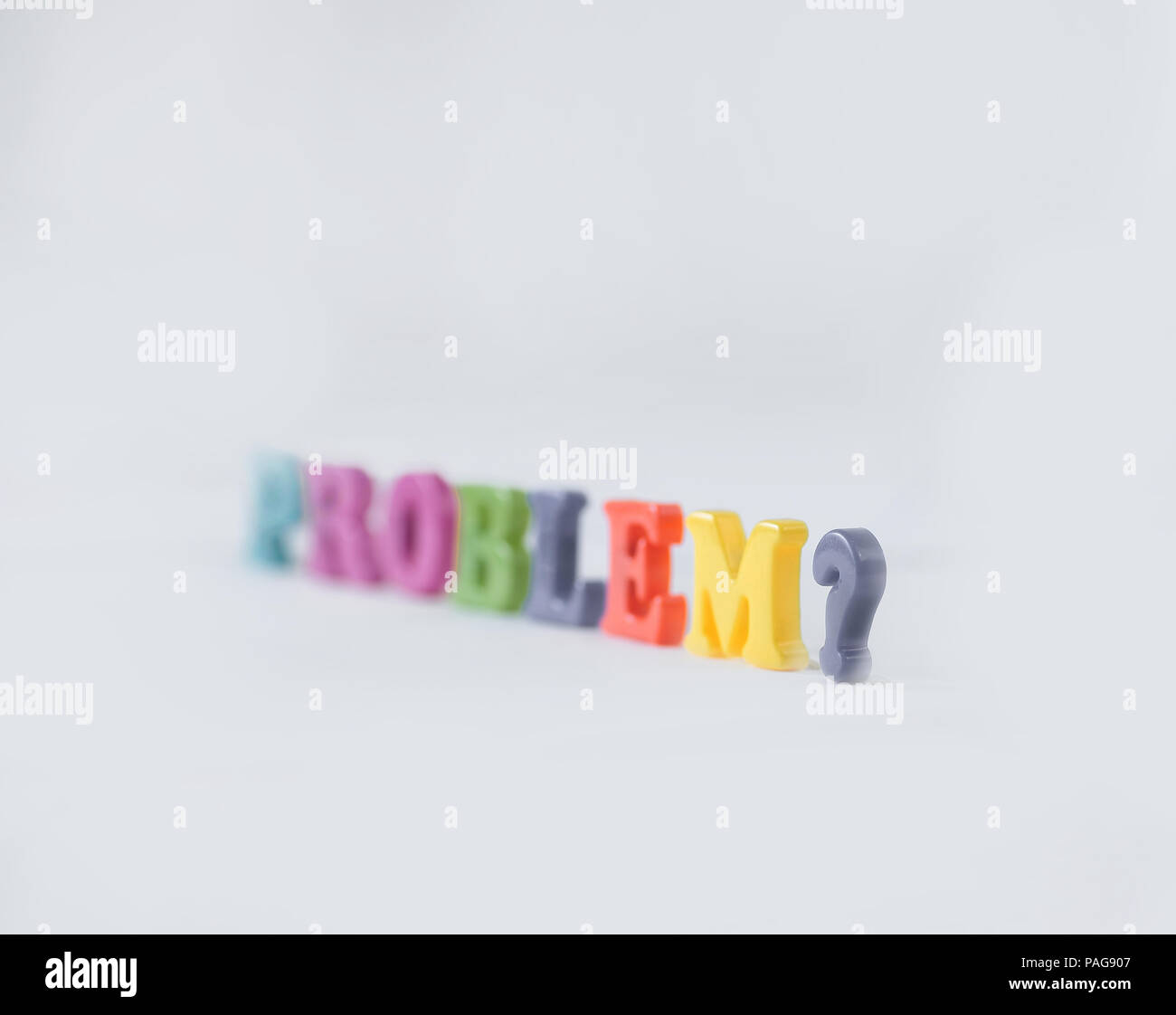 words problem on white background .photo with copy space Stock Photo ...