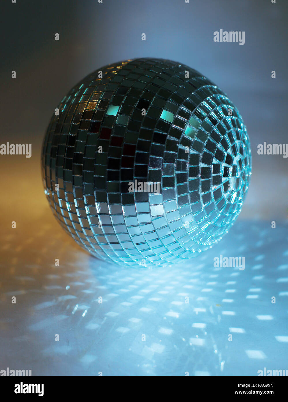mirror ball.isolated on a dark background Stock Photo - Alamy