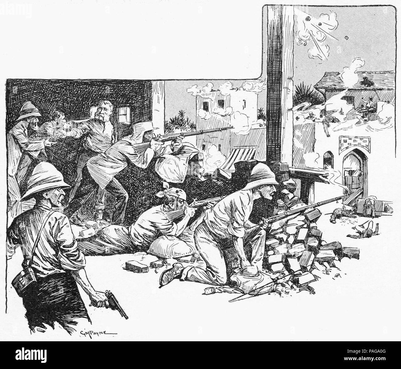 Men victoria house Black and White Stock Photos & Images - Alamy