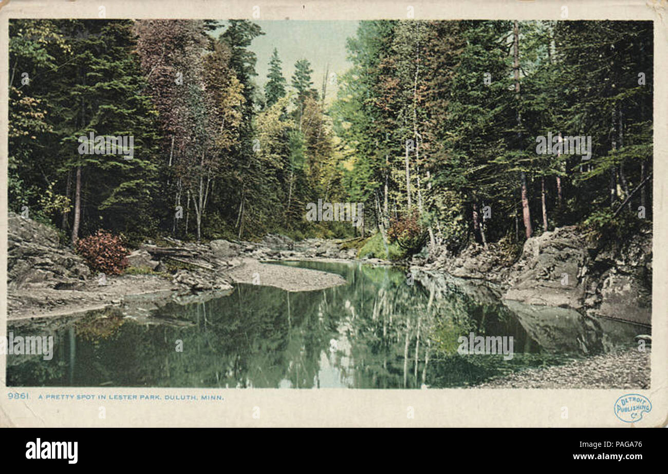 A pretty spot in Lester Park Stock Photo - Alamy