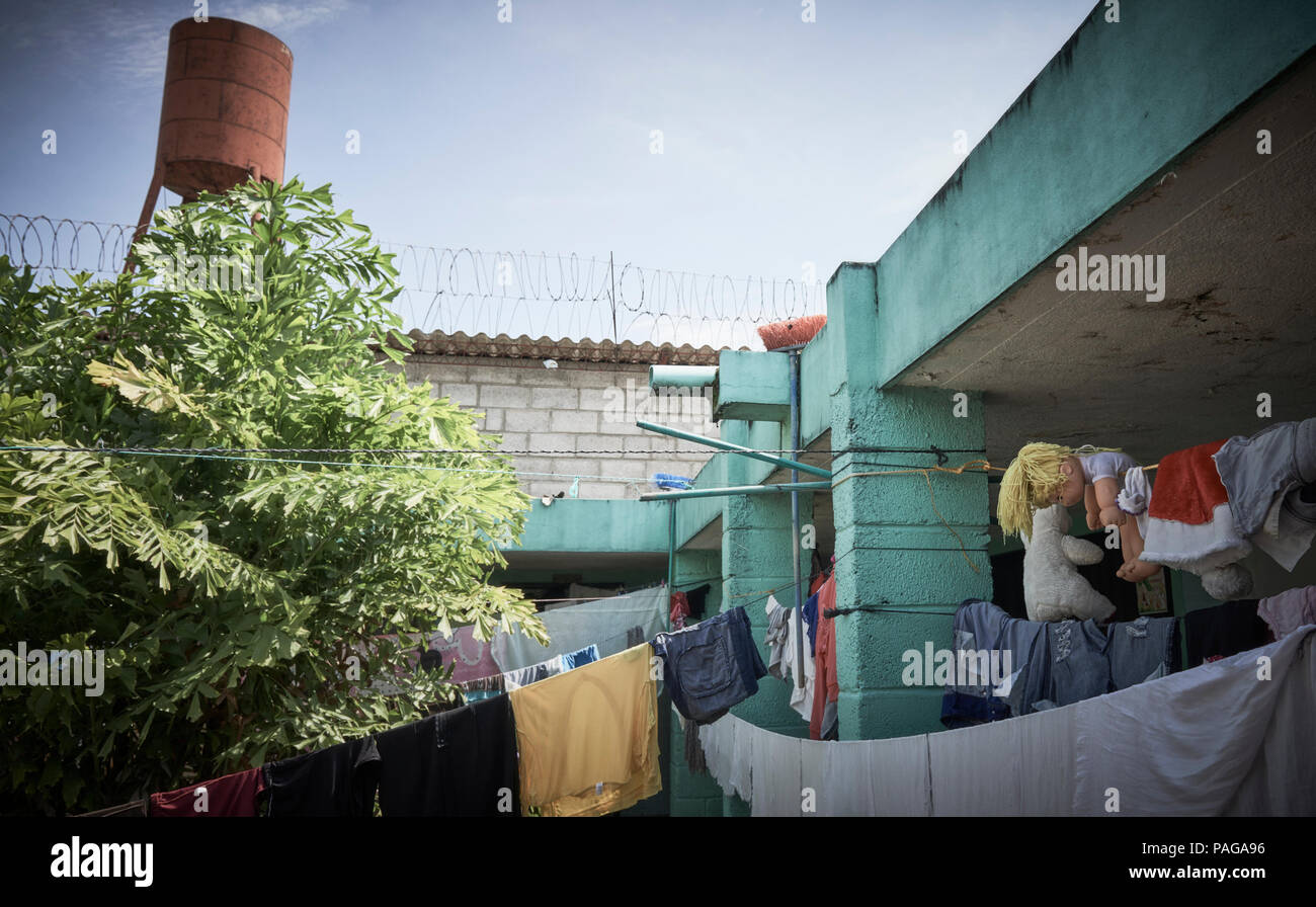 Baby dolls and Barbed wire Stock Photo - Alamy