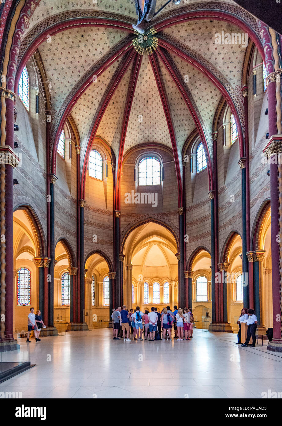 The apse of the former church of St-Martin-des-Champs Priory contains ...